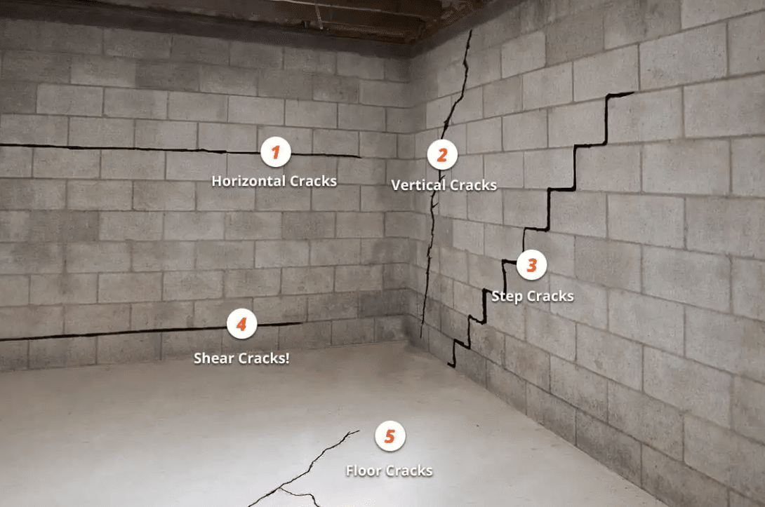 Understanding the Wall Cracks of Foundation: Causes, Types, and ...